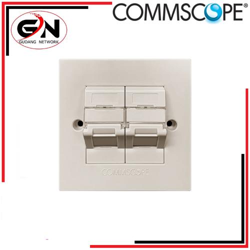 Jual AMP Commscope Faceplate FP KIT, BS, 2 PORT 760245680 - Jakarta ...