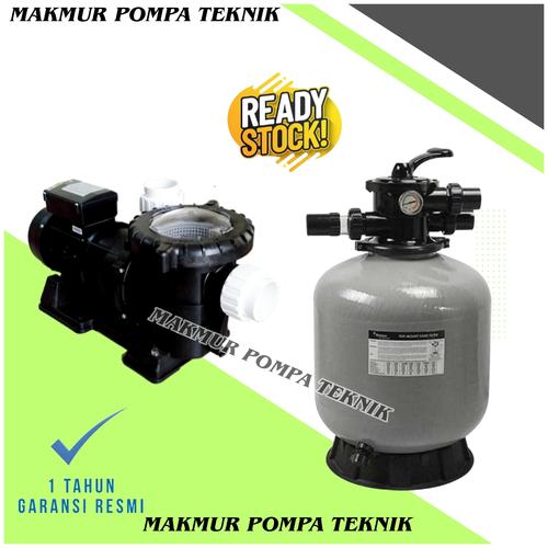 Jual PAKET POMPA KOLAM RENANG VENEZIA STP 100 + SAND FILTER EMAUX 16 ...