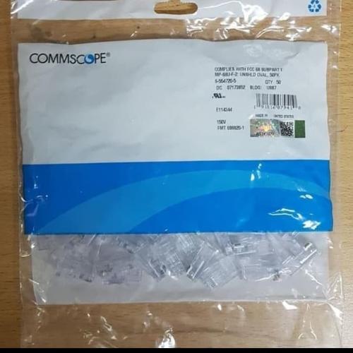 Jual Connector Rj45 Commscope Amp Konektor Rj45 Comscope Comscop Isi ...