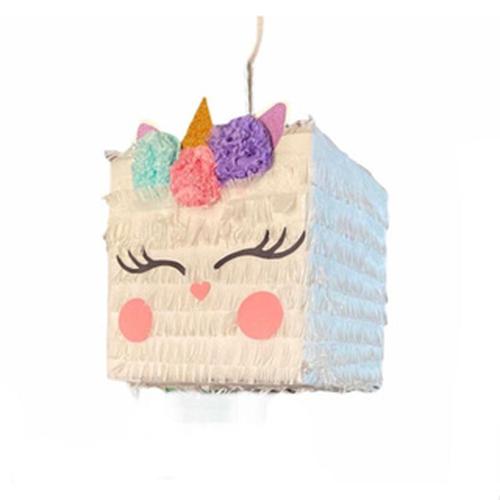 Jual Pinata Pukul/Pinata Tarik Karakter Ulang Tahun Motif Kotak Unicorn ...