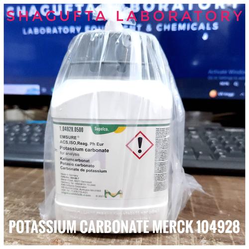 Jual Potassium Carbonate 500gram M E R CK 104928 Kalium Karbonat Pro ...