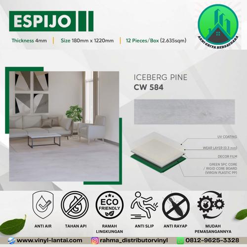 Jual Spc Motif Kayu Merk Espijo | Type Cw 584 Iceberg Pine | 4mm - Jakarta Timur - flooring ...