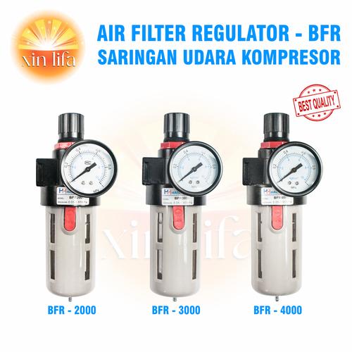 Promo air filter regulator airtac BFR-4000-04 1/2 in" - BFR 3000(3/8 ...