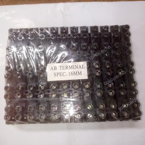 Jual Terminal Blok Krustin 16mm 30 Ampere Hitam Klustin Plastik - Kab ...