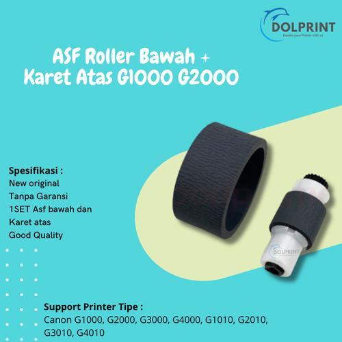 Jual ASF Roller Bawah plus Karet Atas Canon G1000 G2000 G3000 G4000 New ...