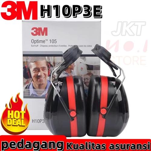 Jual 3M H10A/P3E Peltor Optime 98 Cap-Mounth Earmuff pengurangan ...