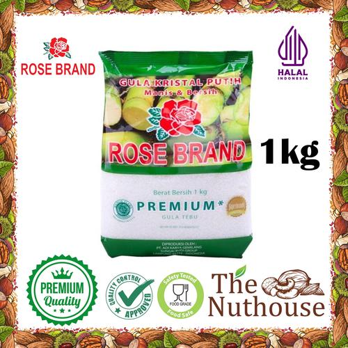 Jual ROSE BRAND Gula Kristal Putih / Gula Tebu Premium 1kg [Hijau ...