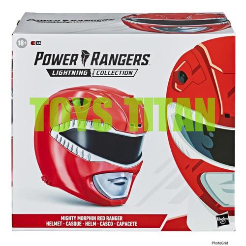 Jual Hasbro Mighty Morphin Power Rangers Red Ranger Helmet - Kota ...