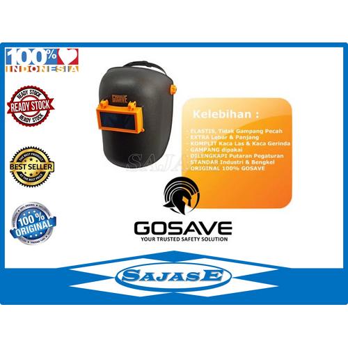 Promo Kedok Las Gosave Face shield Welding Helmet Topi Las Topeng Las ...