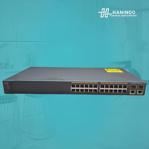Jual Switch Hub Cisco Catalyst 2960 Series SI 24 Port Type Ws-C2960 ...