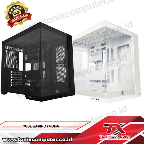 Promo CUBE GAMING KNOMA Black | White | Casing PC Gaming | Gaming PC Case Cicil 0% 3x - Jakarta ...