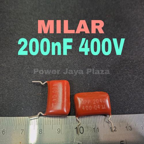 Jual Kapasitor Milar 204 200n 200nF 400V pengganti 220n 220nF - Kota ...