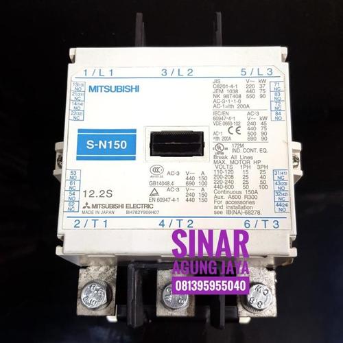 Jual Kontaktor Mitsubishi Sn-150 220Vac Contaktor Sn 150 S-N 150 ...