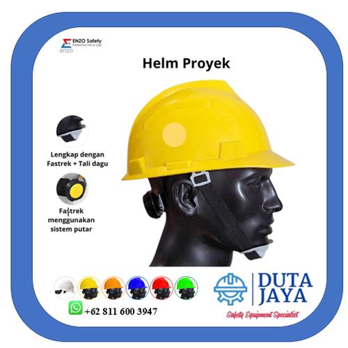 Jual Helm Proyek - Helm Safety - helm Pengaman ENZO - KUNING YELLOW ...