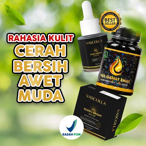 Promo Vas gamat emas collagen colagen original 100% asli pemutih badan ...