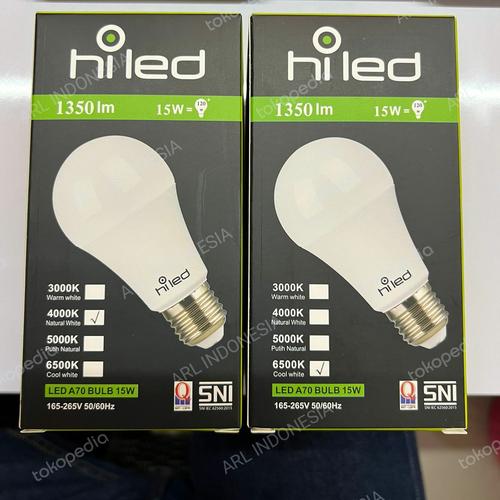 Jual Lampu Bohlam LED Hiled Bulb 15W 15 Watt Natural White 4000K E27 ...