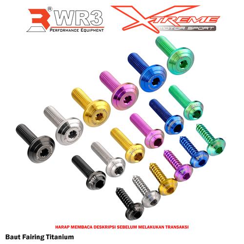 Jual Baut Titanium WR3 Body Fairing ZX25R Ninja 250 / 150 RR ZX636 Xmax ...