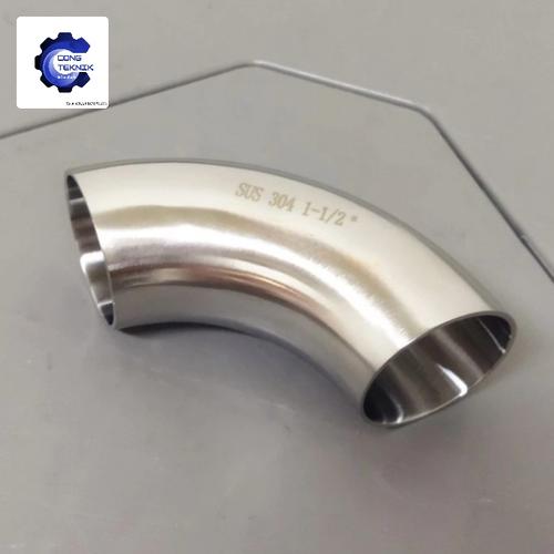 Jual ELBOW SANITARY STAINLESS SS304 Foodgrade SS304 - 4" - Jakarta ...