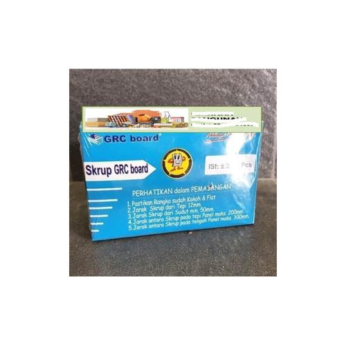 Jual SKRUP Sekrup Baut GRC Kalsi BOARD Sirip Kuping 1 Dus Biru 1Dus ...