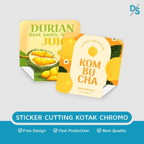 Jual CETAK STIKER CHROMO KOTAK LABEL MAKANAN TOPLES KEMASAN BOTOL ...