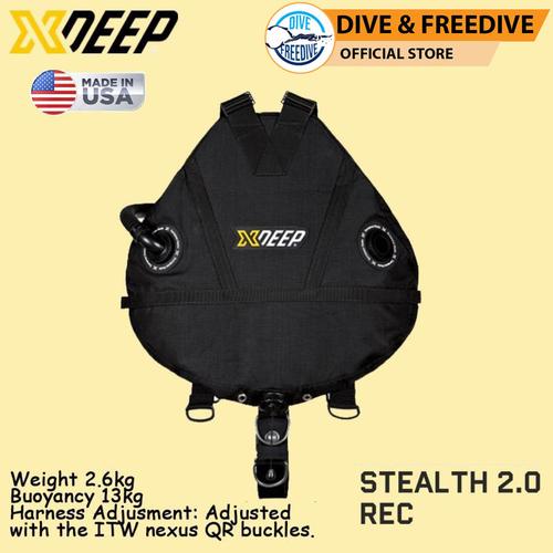 Jual BCD Sidemount XDEEP Stealth 2.0 Rec Full Set BC Technical Diving 13L - Kota Surabaya - Dive ...