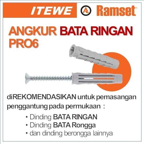 Jual ITEWE Ramset Angkur BATA RINGAN - M6x30 - dengan sekrup - Jakarta ...