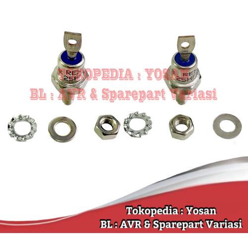 Jual DIODA 25HFR120 25HF120 1 SET STUD RECTIFIER 25A 1 SET - Jakarta ...