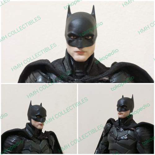 Jual mcfarlane batman robert pattinson hs headsculpt mafex shf 1:12 ...