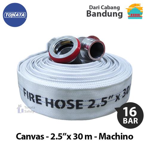 Promo Fire Hose Canvas 16 Bar Tonata / Selang Pemadam 2.5" x 30m / 30 m - Kota Bandung - Tonata ...