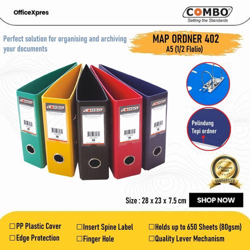 Jual Ordner Map Setengah Folio / Map Plastik File Kwitansi Pvc 402 ...