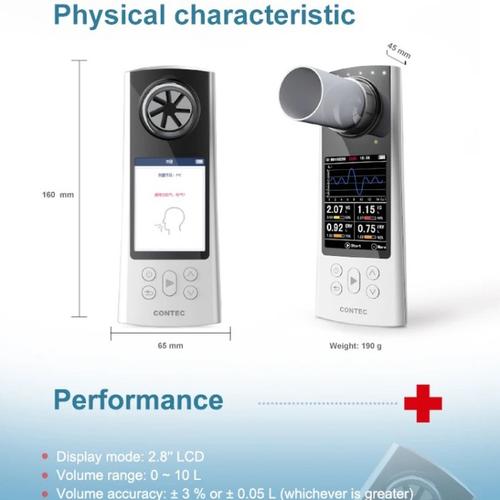 Jual Spirometer CONTEC SP-80B Tester Paru Paru SP80B Spiro Meter ...