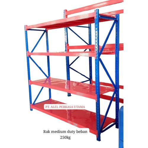 Jual RAK GUDANG MEDIUM DUTY BEBAN 250 KG - Kota Bekasi - ALELPERKASA ...