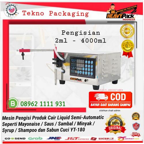 Jual Mesin Isi Filling Cairan liquid Otomatis YT-180 HEAVYPACK - Jakarta Barat - Tekno Pack ...