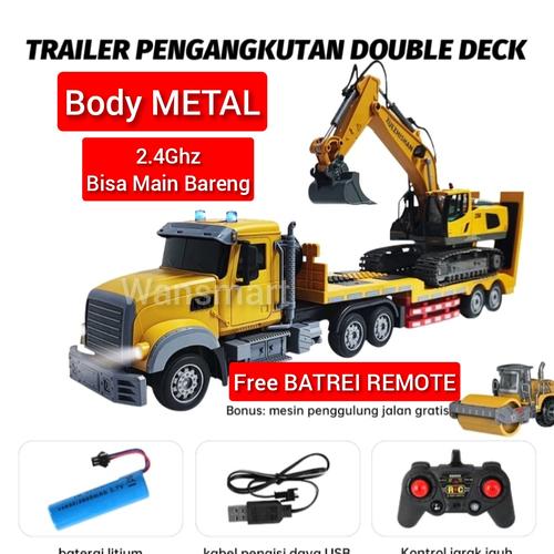 Jual PROMO Mainan Remote Control Rc Truk Alat Berat Body Metal 2.4Ghz - TRUK TAMBANG, BATRE ...
