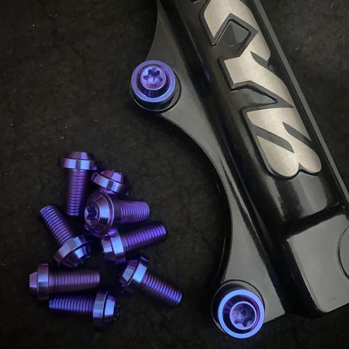 Jual BAUT BOTTOM SHOCK TITANIUM 10x2,5 BLUE PURPLE PNP MIO, NOUVO ...