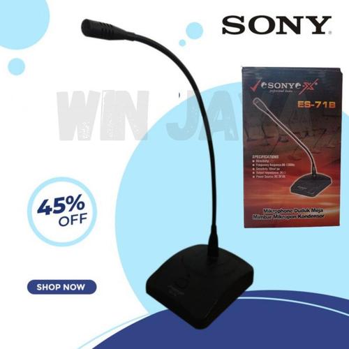 Jual MICROPHONE/MIC MEJA/MIC DUDUK/MIC MIMBAR SONY ES-71B - Jakarta ...