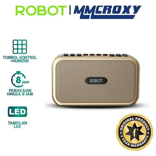 Promo Robot RB200 Bluetooth Speaker With Number Keys & LED Speaker Al ...