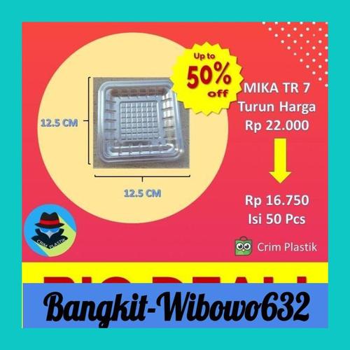 Jual NNK Tray Mika Sayur plastik TR 7 kotak - Transparan - Jakarta ...