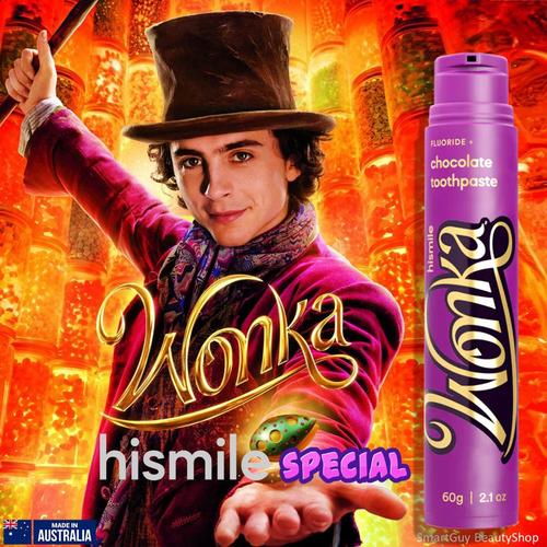 Jual Hismile Toothpaste Wonka Chocolate 60g - odol hismile Wonka ...