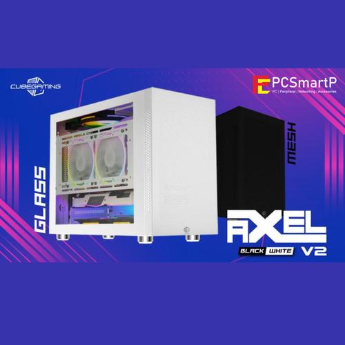Jual CASING PC GAMING M-ATX Cube Gaming Axel V2 Glass Better Airflow ...