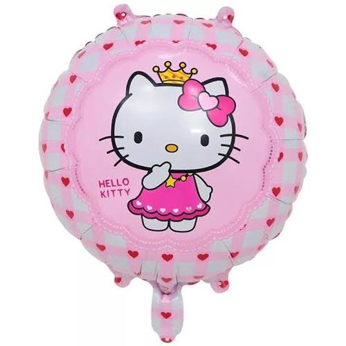 Jual Hello Kitty Foil Bulat/Balon Foil Hello Kitty/Hello Kitty Round ...