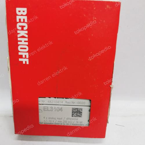 Jual beckhoff EtherCAT terminal 4chanel analog input EL3104 - Jakarta Barat - darren elektrik ...