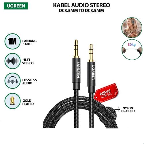 Jual KABEL AUDIO STEREO CAPDASE 1M AUX 1METER JACK MP3 HP MOBIL 3.5 ...