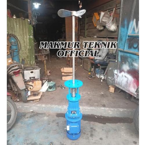Jual Agitator Mixer Kimia 1.1Kw 1.5HP 380V Stainless 304 With Gear Box ...