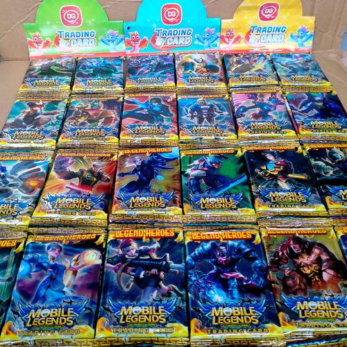 Jual 12 Sachet Mainan Kartu New ML TCG Mobile Legend Trading Card ...