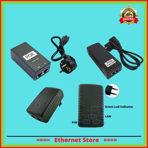 Jual Poe Adaptor 24V 1A ATAU 48V 0.5A 100mbps - 100M 48V0.5A - Jakarta ...