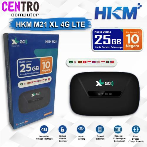Jual MIFI ROUTER HKM M21 XL GO MODEM WIFI 4G LTE HKM M21 TELKOMSEL ...