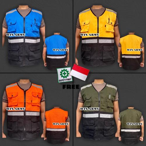 Jual New Rompi Proyek - Rompi Safety - Rompi Tambang - Rompi Kain ...