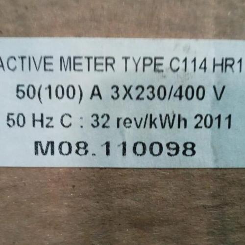 Jual Kwh Meter 3Phase 50(100)A Analog Merk Itron Active Meter C114Hr1 ...