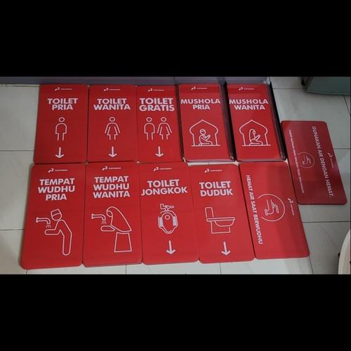 Jual Akrilik Tempel Dinding Papan acrylic pertamina - Tempat Wudhu ...
